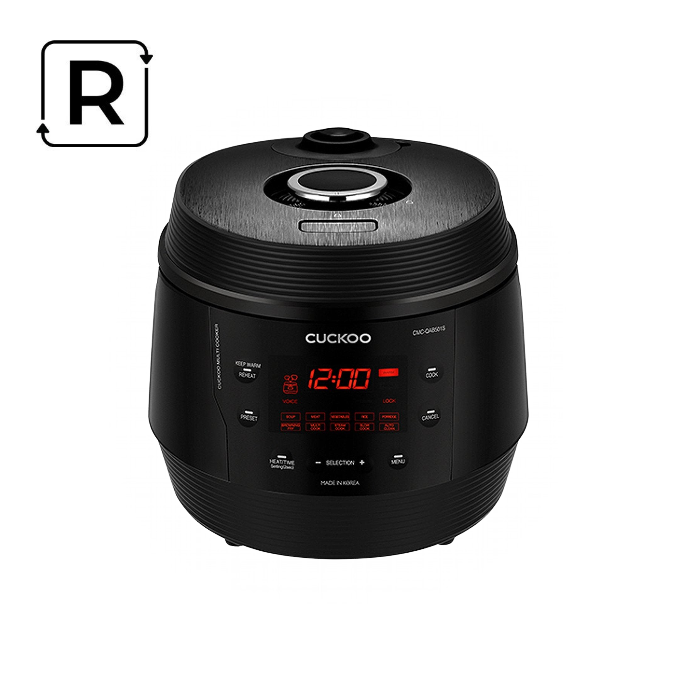 REFURBISHED CUCKOO 5-Litre Standard Multi-Pressure Cooker (CMC-QAB501S ...